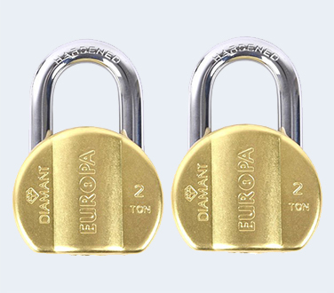 Commercial Lock: Diamant Pad Lock L358 TW by Europa
